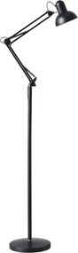 Brilagi - Flexibilní stojací lampa TASKER 1xE27/60W/230V 184 cm černá