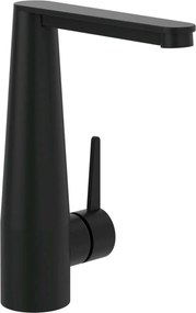 Villeroy & Boch Conum - Umyvadlová baterie s výpustí Push-Open, matná černá TVW127004000K5