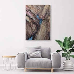Gario Obraz na plátně Spěchající řeka mezi skalami Rozměry: 40 x 60 cm