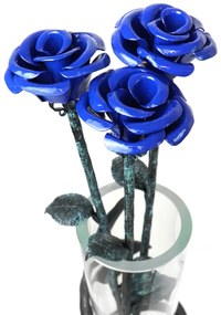 Bouquet of medium Radotín Roses - blue - 9