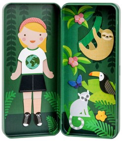 Petit Collage Magnetické puzzle Přírodovědkyně