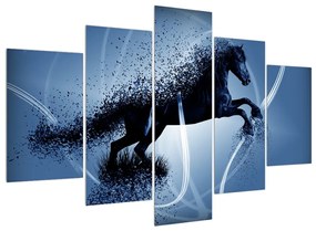 Moderní obraz koně (150x105 cm)