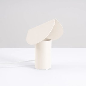 Béžová hliníková LED stolní lampa (výška 15 cm) BISCUIT – Thoro