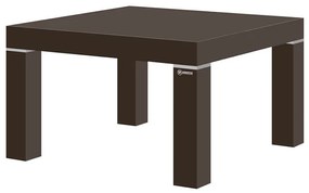 Konferenční stolek KW 80 (hnědá lesk)