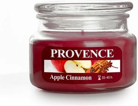 Svíčka ve skle s víčkem JABLKO A SKOŘICE 200 g