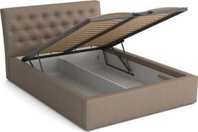 Casarredo - Komfort nábytek Čalouněná postel ANTONIO 140x200, výběr ekokůže | potah: soft 17