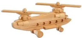 ImportWorld Dřevěná hračka vrtulník Turner