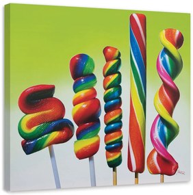 Obraz na plátně Lollipop - 50x50 cm