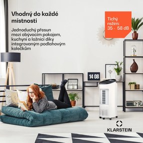 Klarstein IceWind Plus Smart 4-v-1, ochlazovač vzduchu, ventilátor, zvlhčovač, čistička vzduchu, ovládání aplikací