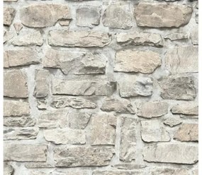 Vliesová tapeta 36370-2 béžovo-šedá kamenná zeď / Viesové tapety na zeď 363702 Il Decoro (0,53 x 10,05 m) A.S.Création