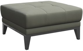 OnaDnes -20% Šedá kožená podnožka MESONICA Musso Tufted