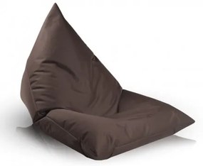 Ecopuf Sedací vak Ecopuf - Lazy L polyester NC15 - Tmavě hnědá