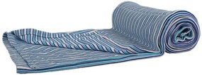 Kaarsgaren Oboustranná bambusová deka 80 x 90 cm Modré proužky