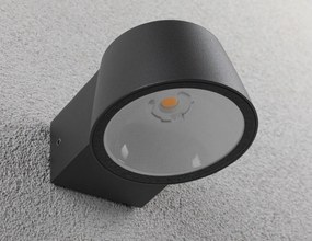 P 94713 LED venkovní nástěnné svítidlo Capea neláká hmyz IP44 96x128mm 2200K 6W 230V 98° černá hliník - PAULMANN