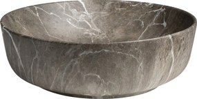 Sapho Sapho, RONDEA keramické umyvadlo na desku průměr 41cm, breccia mramor, AR445BM