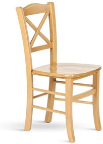 Stima Židle CLAYTON s masivním sedákem Odstín: Moření Dubové