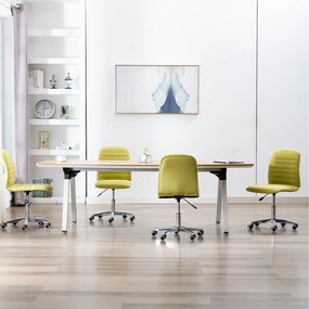 vidaXL Jídelní židle 4 ks textil [3056533] Barva: Zelená