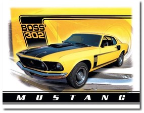 Plechová cedule Ford Mustang Boss 302