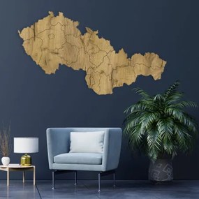 Puzzle mapa České a Slovenské republiky, Československo | SENTOP HDF-M011