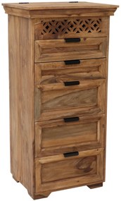 furniture-nabytek.cz - Masivní komoda z dřeva palisandr 60x45x120
