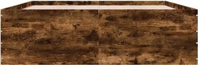 Rám postele kouřový dub 150 x 200 cm kompozitní dřevo 3280920