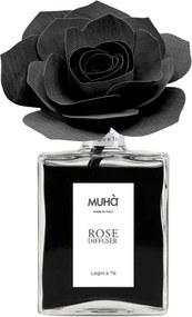 Muhà Rose difuzér s dřevěnou růží Legni e Tè Objem: 200 ml