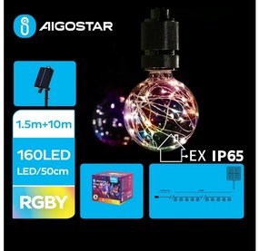 Aigostar - LED Solární vánoční řetěz 20xLED/8 funkcí 11,5m IP65 multicolor