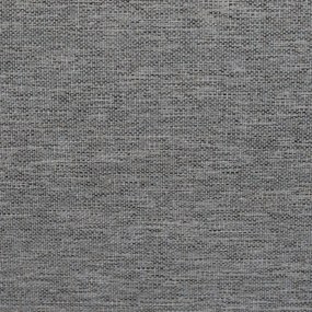 Zahradní set, bílá ocel/dub/světle šedá, PELOR