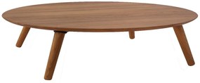 OnaDnes -20% Dřevěný konferenční stolek RAGABA CONTRAST OVO 110 x 70 cm