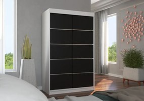 Skříň posuvná BENISSO 120 bílá – sonoma