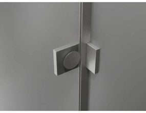 Mexen, Mexen Lunar L Otočné pravé sprchové dveře 80 cm, transparentní, broušený nikl - 834L-080-000-97-00-P