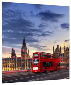 Obraz Londýna s autobusem (40x40 cm)