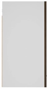 Závěsná skříňka hnědý dub 60 x 31 x 60 cm kompozitní dřevo - Default Title