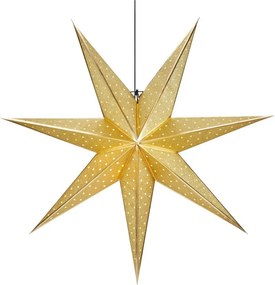 Vánoční závěsná dekorace ve zlaté barvě Markslöjd Glitter, délka 75 cm