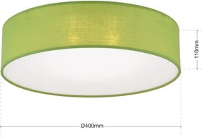 Orion DL7-617/3Grun Stropní svítidlo SEDA zelené, průměr 40cm