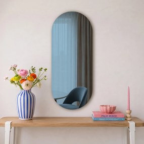 Modré zrcadlo Base B38 25×60