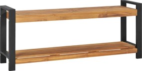 Lavice 120 cm masivní teakové dřevo 325274