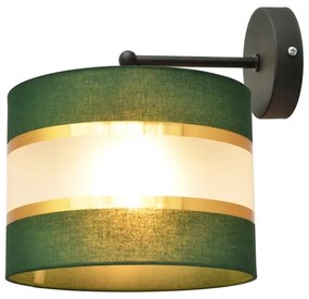 Nástěnná lampa HELEN 1xE27/15W/230V zelená/zlatá