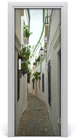 Fototapeta samolepící dveře Andaluzie uličky 75x205 cm