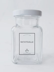 Samolepka na kořenky RATATOUILLE průhledná 3 × 4 cm základní písmo