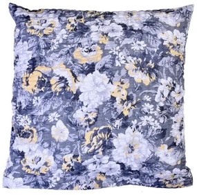 Bellatex Povláček krepový 40x40 cm Jiřina žlutá, šedá