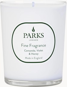 Ručně vyrobená vonná svíčka Fine Fragrance (heřmánek, fialka a med)