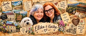 Personalizovaný hrnek z fotografie – Náš příběh – dárek pro pár, kamarádky i rodinu