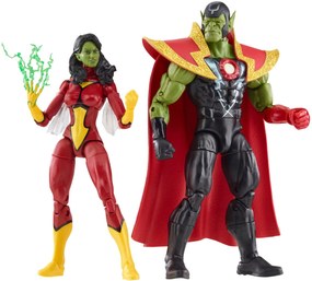 Avengers marvel legends - akční figurky - skrull queen & super-skrull