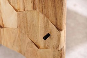 Designový závěsný TV stolek Justice 160 cm akácie