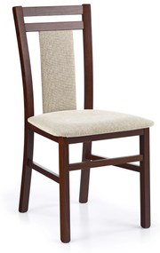 Jídelní židle Harden 8 (ořech tmavý + krémová). 770375