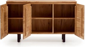 Komoda z masivu akácie v přírodní barvě 150x88x40 cm Uxue – Kave Home