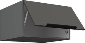 ARIA pi | horní skříňka 60 NAGU-36 1F výklopná | 60 cm | HLUBOKÁ | ANTI FINGERPRINT povrch | antracit/šedá grafit