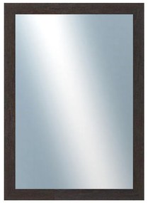 DANTIK - Zarámované zrcadlo - rozměr s rámem cca 50x70 cm z lišty RETRO černá (2528)