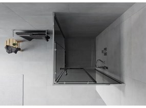 Mexen RIO - Čtvercový sprchový kout 70x70 cm, šedá, 860-070-070-01-40
